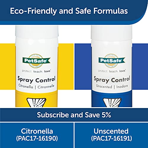 PetSafe Elite Little Dog Spray Bark Collar for Small Dogs from 8 lbs to 55 lbs - Smallest Collar Option - Citronella Spray - No Barking Control Device - PBC00-11283