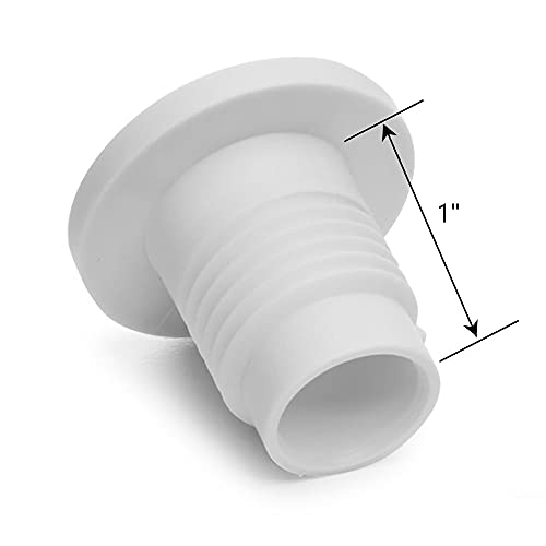 Coleman Cooler Standard Drain Plug with Black Cap, 1" Shaft