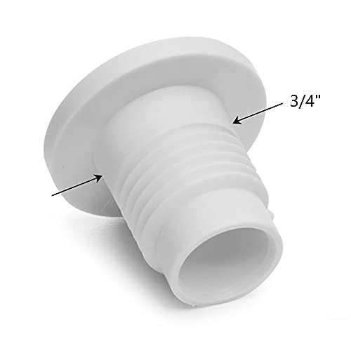 Coleman Cooler Standard Drain Plug with Black Cap, 1" Shaft