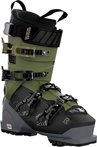 K2 Recon 120 Heat Mens Ski Boots Black/Green 10.5 (28.5)