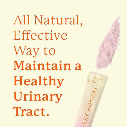 Cheeky Bonsai Bye Bye UTI: Fast Acting UTI Relief Drink Mix with D-Mannose and Cranberry Extract, Urinary Tract Support Health, Hibiscus Lemonade Flavor (10 Packets) - Vegan, Non-GMO, Quick Relief