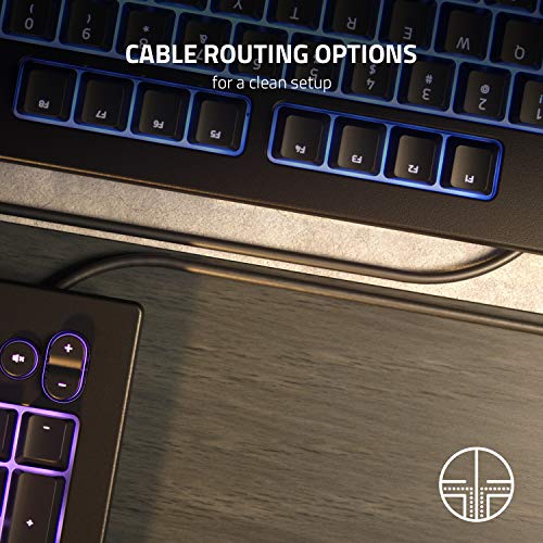 Razer Cynosa V2 Gaming Keyboard: Customizable Chroma RGB Lighting - Individually Backlit Keys - Spill-Resistant Design - Programmable Macro Functionality - Dedicated Media Keys (Renewed)
