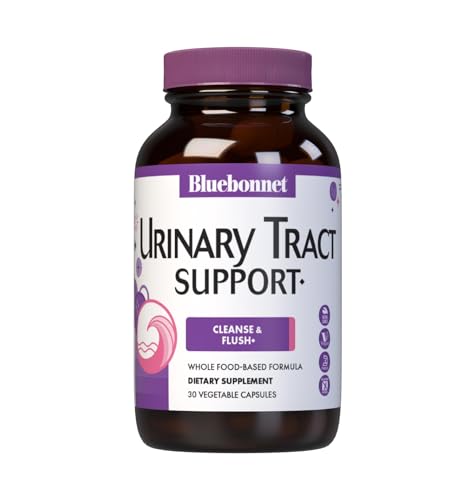 Bluebonnet Nutrition Urinary Tract Support, Cleanse & Flush*, Soy-Free, Gluten-Free, Kosher-Certified, Non-GMO, Dairy-Free, Vegan, 30 Vegetable Capsules, 15 Servings