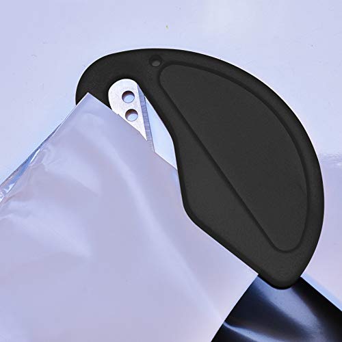3 Pcs Letter Opener Slitter for Letter Openers with Blade for Envelope, Package, Paper Cut, Safe Mail Opener, Letter Opener Envelope Slitter, Red, Black and White