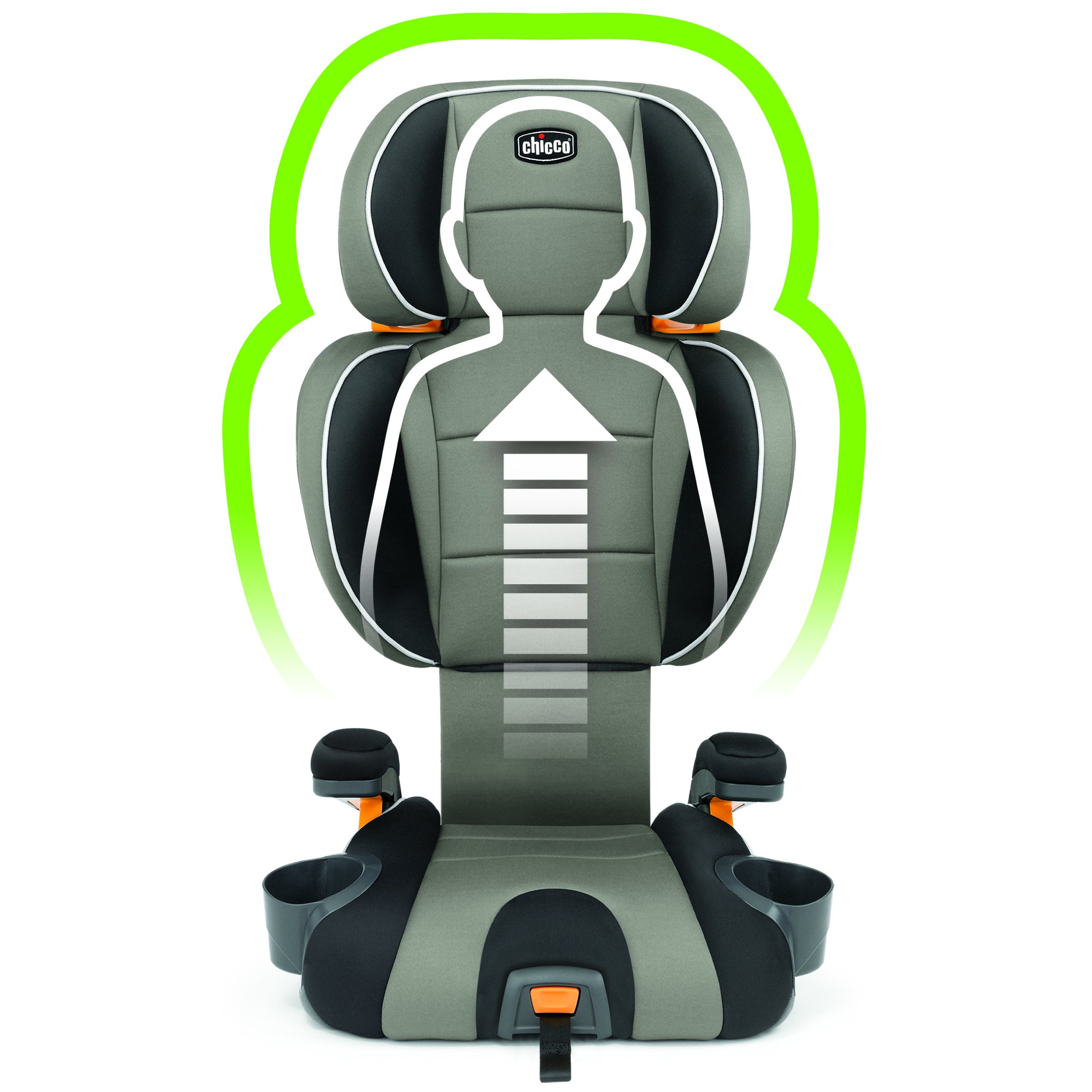Chicco KidFit Zip 2-in-1 Belt-Positioning Booster Car Seat, Eclipse
