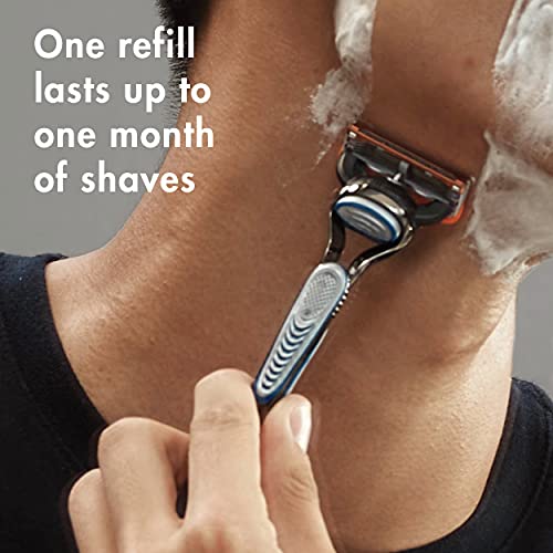Gillette Fusion5 Mens Razor Blade Refills, 4 Count, Lubrastrip for a More Comfortable Shave
