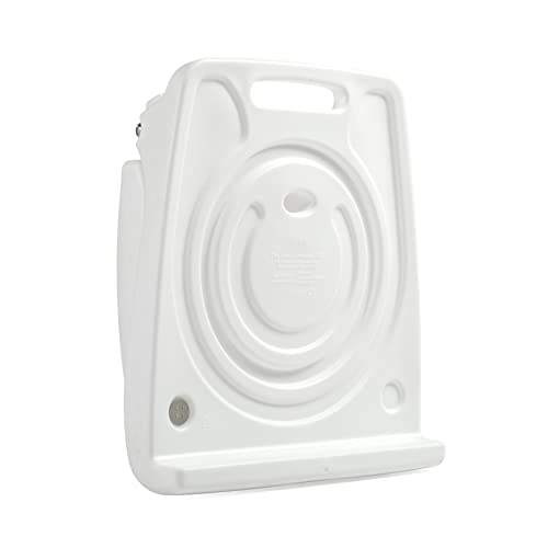 Step2 Flip Seat β White β Foldable, Portable Seat Stays in Place on Edges of Pools, Docks and Tailgates β Ideal for Pool Edge, Beach, Tailgating, Camping, Back Support While Sitting on Floor and More
