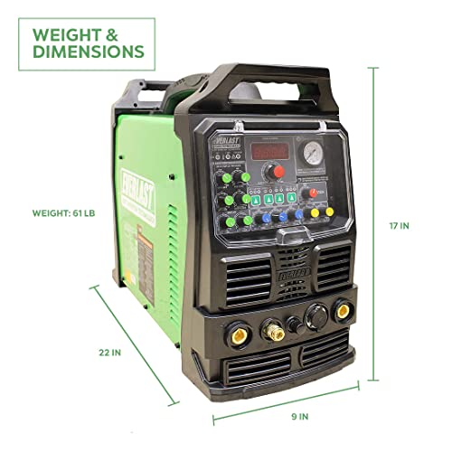 2021 Everlast PowerPro 205Si 200a AC DC TIG 50a Plasma Cutter Multi Process Welder PP205si
