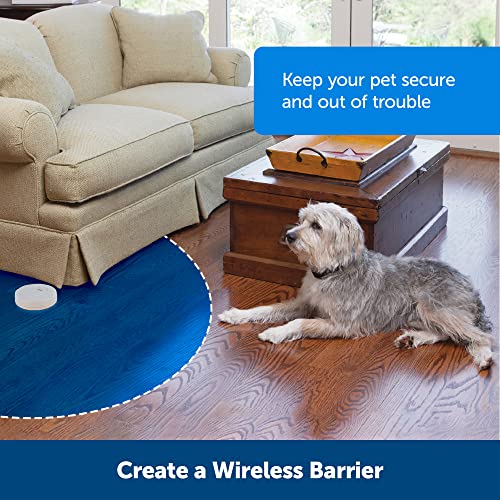 PetSafe Pawz Away Indoor Pet Barrier with Adjustable Range – Dog and Cat Home Proofing – Static Correction – Wireless Pet Gate Keeps Areas Off Limits – Battery-Operated – For Pets 5 lbs. and Up