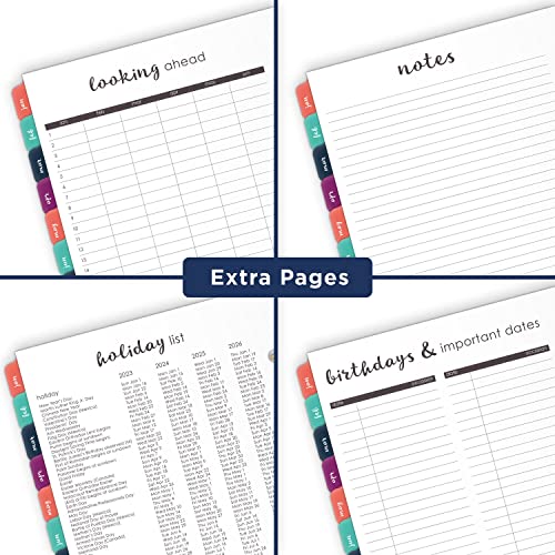 AT-A-GLANCE 2023 Weekly & Monthly Planner Refill, 5-1/2" x 8-1/2", Loose Leaf, Harmony (6099-4111)