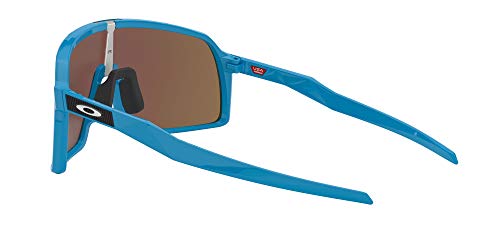 Oakley Men's OO9406 Sutro Rectangular Sunglasses, Sky/Prizm Sapphire, 37 mm