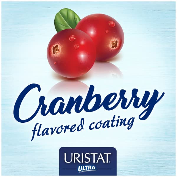 URISTAT Ultra UTI Pain Relief, Cranberry Flavored Coating, 30 Tablets (Pack of 2)