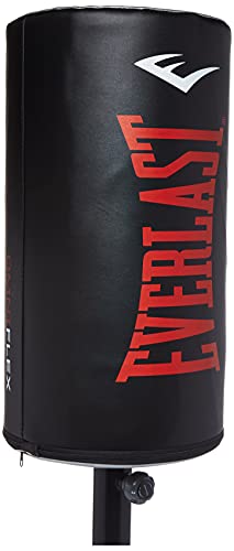New Everlast Omniflex Freestanding Heavy Bag, Black Red, 67"