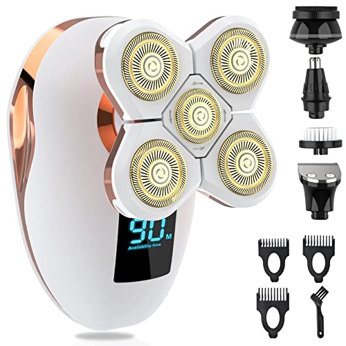 Electric Razors for Women, Facial Hair Removal, Bikini Trimmer, Shaver for Women, Wet and Dry Lady Hair Remover for Legs Body Face, Painless Womens Electric Shaver Cordless Women's Grooming