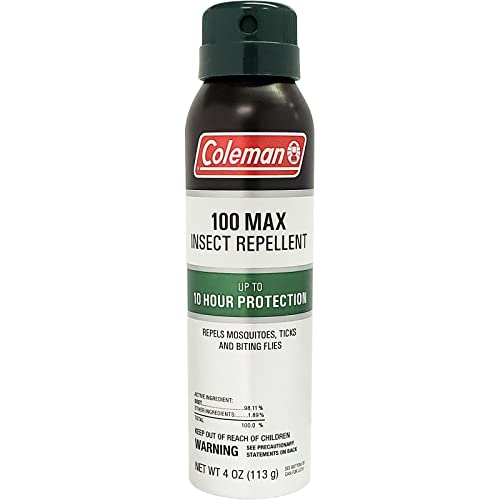 Coleman 100 Max DEET Repellent 4oz Continuous Spray