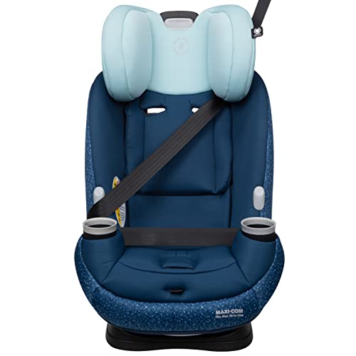 Maxi-Cosi Pria Max All-in-One Convertible Car Seat, Rear Facing Car Seat (4-40 lbs), Forward Facing Car Seat (22-65 lbs), High Back Booster Seat (40-100 lbs), Pure COSI, Tetra Blue