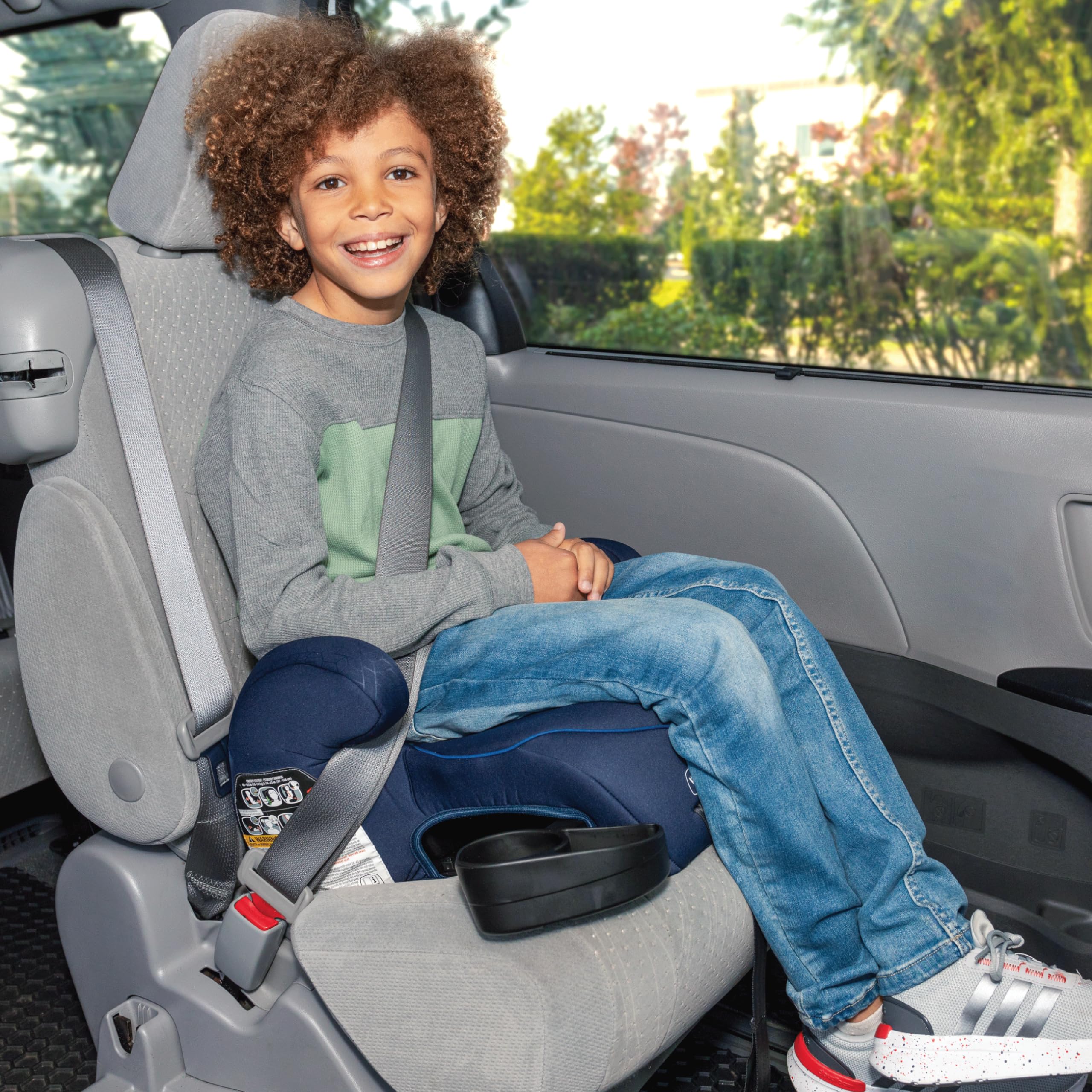 Diono Monterey 2XT Latch 2 in 1 High Back Booster Car Seat with Expandable Height & Width, Side Impact Protection, 8 Years 1 Booster, Blue