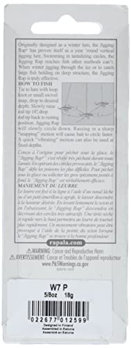 Rapala Jigging Rap 07 Fishing lure, 2.75-Inch, Perch