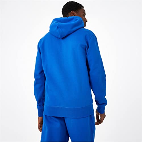 Everlast Mens x Yiannimize Zip Taped Hoodie Long Sleeve Blue Medium