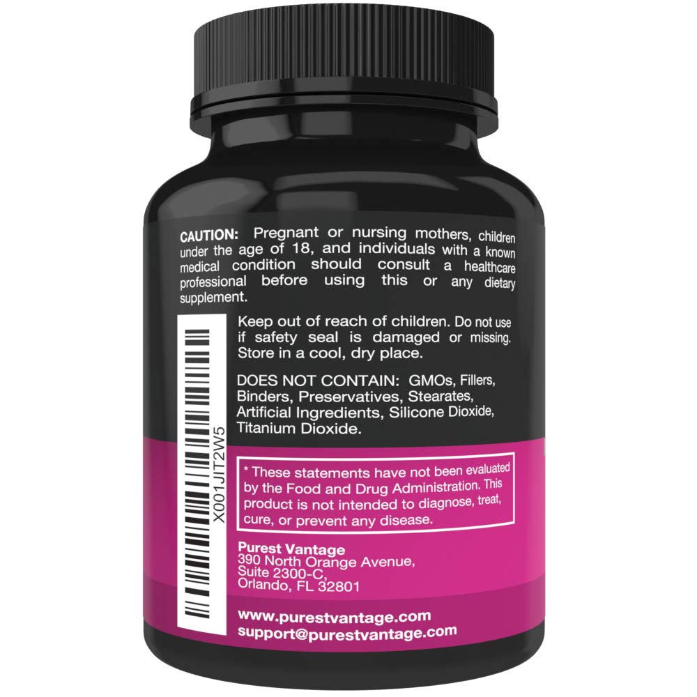 D Mannose Capsules with 600mg D-Mannose Powder Per Cap - with Added Cranberry and Dandelion Extract to Aid in Bladder, Urinary Tract and UTI Support - 120 Veggie Caps
