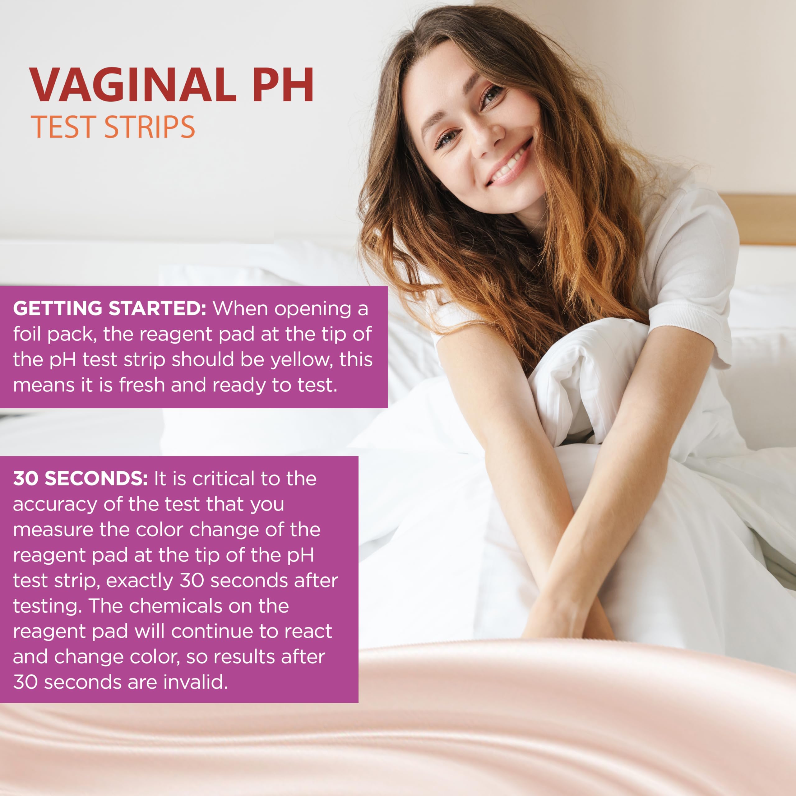 Pelvana Vaginal pH Balance Test Strips for Women 50 Strips FSA/HSA Eligible Vaginal Infection Test Kit Can Help Differentiate Bacterial Vaginosis (BV) and Yeast Infections