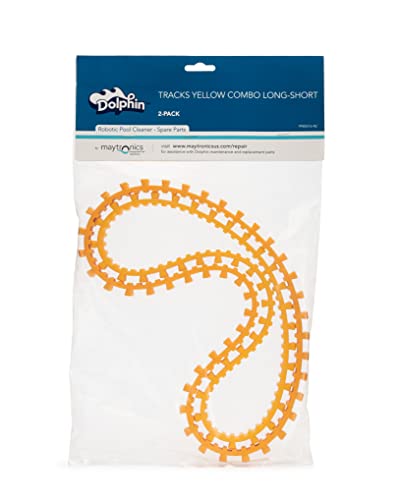 Dolphin Genuine Replacement Part β Durable, Multi-Surface Yellow Tracks (Long/Short Combo) for Traction and Movement β Part Number 9985016-R2