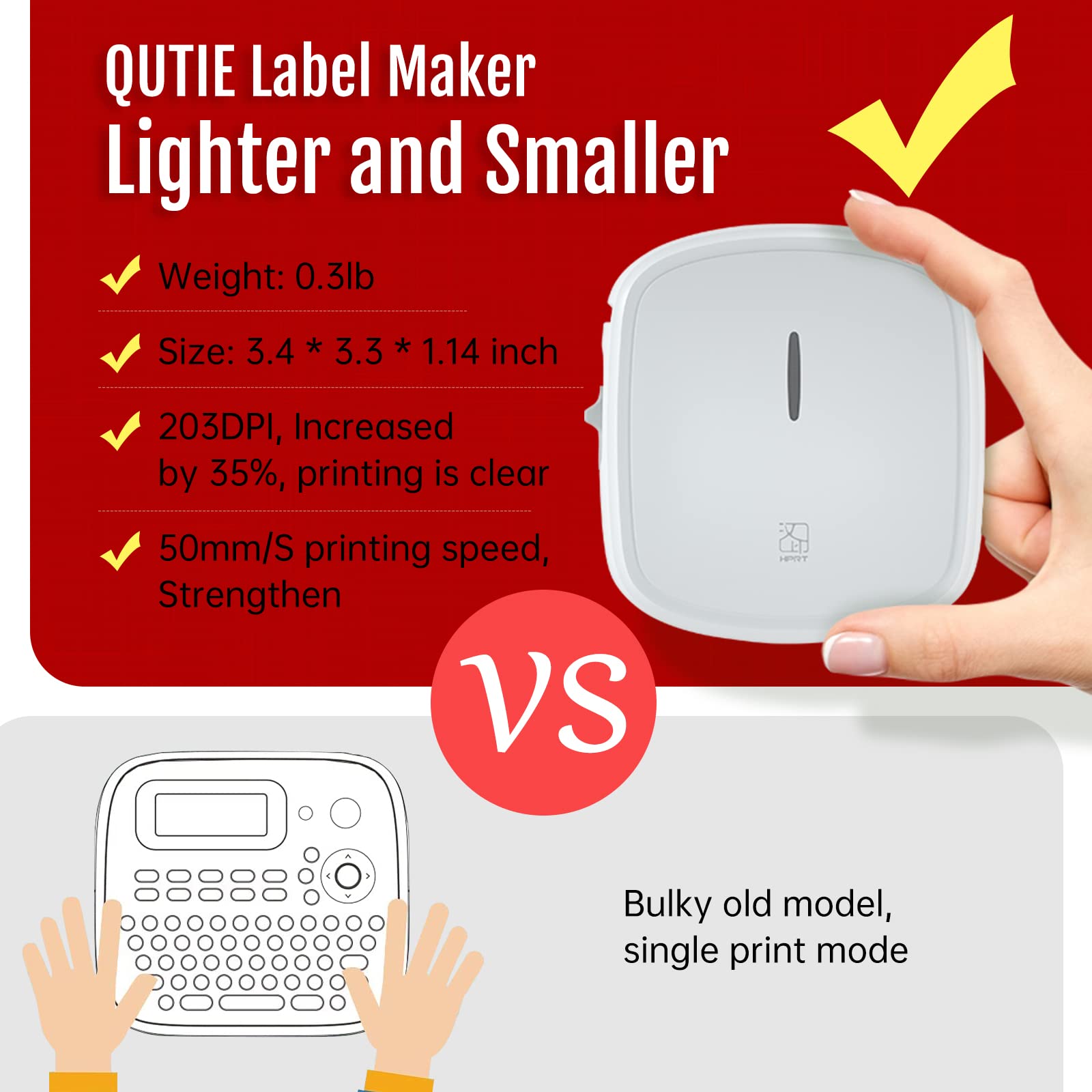 Label Makers Machine with Tape Built-in Cutter Portable Bluetooth Handheld Sticker Printer for Home Office Organization iOS Android Multiple Templates Fonts Icon Mini Inkless Labeler USB Rechargeable