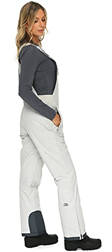 Arctix Women's Essential Insulated Bib Overalls, Quiet Grey, Small