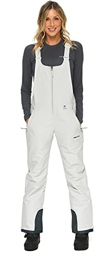 Arctix Women's Essential Insulated Bib Overalls, Quiet Grey, Small