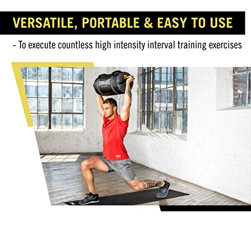 Everlast Power Core Fit Bag, 20 lb , Black/Yellow