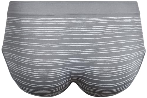 Reebok Women's Plus Size Hipster Panties - 4 Pack Performance Seamless Underwear for Women, Made to Fit Your Curves (1X-3X), Size 3X, Green/Lily/Black/Black
