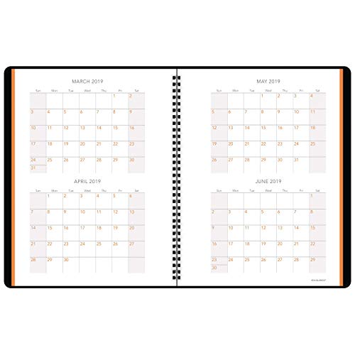 AT-A-GLANCE Planning Notebook with Reference Calendars, Plan.Write.Remember., 9.19 x 11 Inches, Black (70-6209-05)