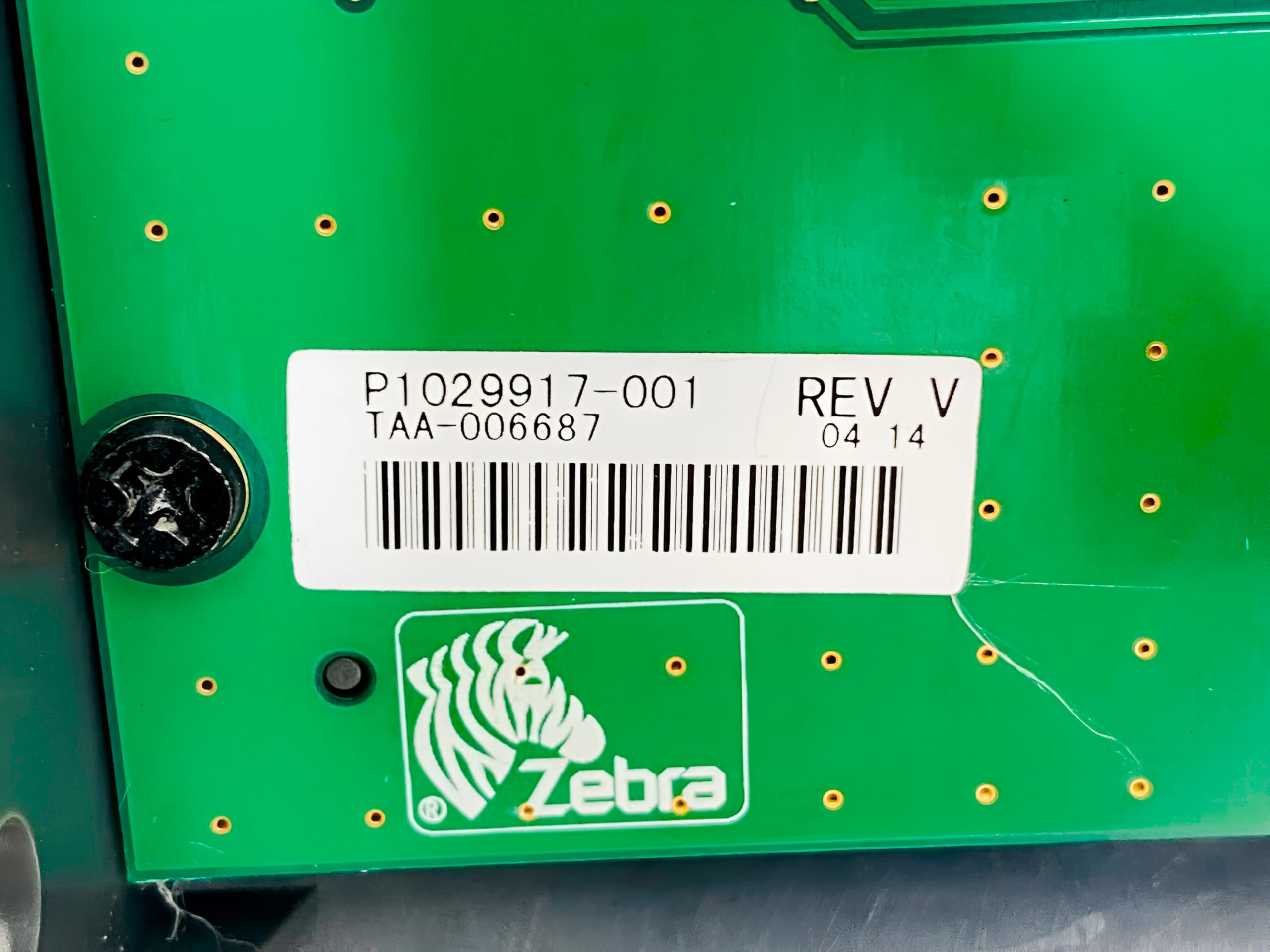 P1037974-031 Front Control Board for Zebra ZT230 Thermal Barcode Printer 203dpi 300dpi Genuine