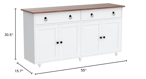 4 EVER WINNER Buffet Cabinet with Storage,