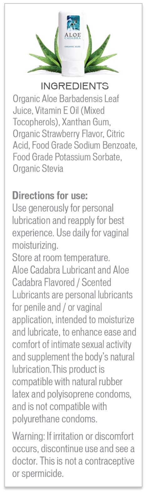 Aloe Cadabra Variety Pack Personal Lubricant, Travel Bundle, Organic Aloe Lube for Men, Women, and Couples, Non-Staining, pH Balanced (Naked Strawberry, Orange Cream, Key Lime Pie, 3 Pack, 2.5 Ounces)