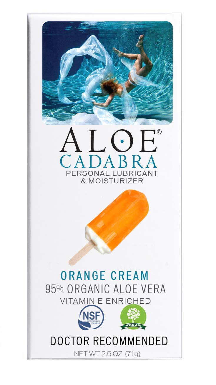 Aloe Cadabra Variety Pack Personal Lubricant, Travel Bundle, Organic Aloe Lube for Men, Women, and Couples, Non-Staining, pH Balanced (Naked Strawberry, Orange Cream, Key Lime Pie, 3 Pack, 2.5 Ounces)