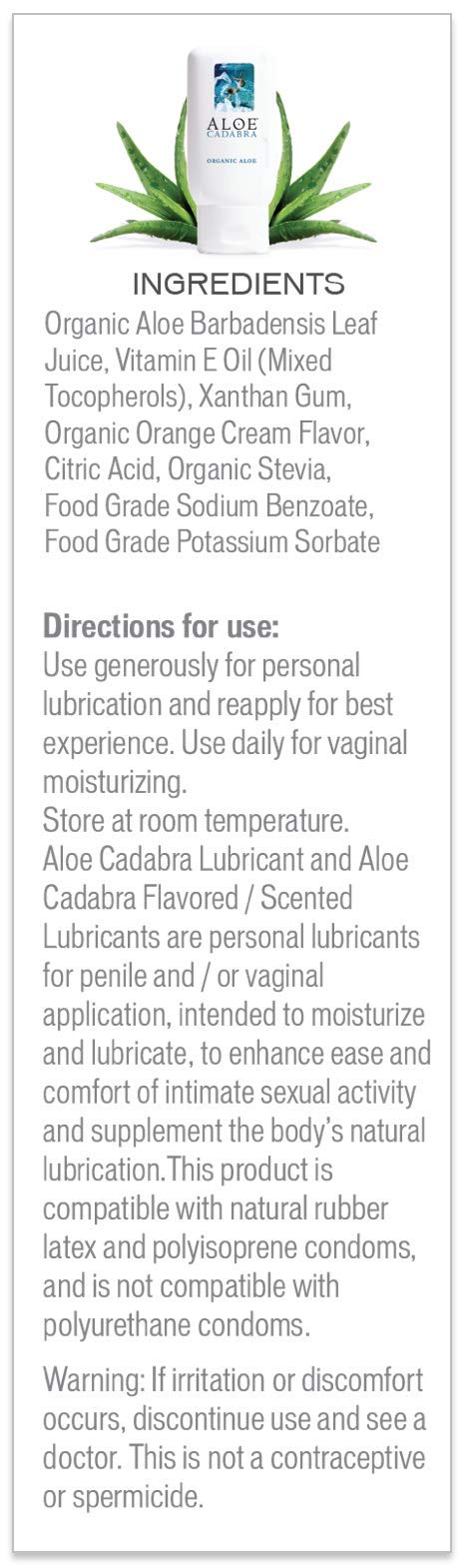 Aloe Cadabra Variety Pack Personal Lubricant, Travel Bundle, Organic Aloe Lube for Men, Women, and Couples, Non-Staining, pH Balanced (Naked Strawberry, Orange Cream, Key Lime Pie, 3 Pack, 2.5 Ounces)