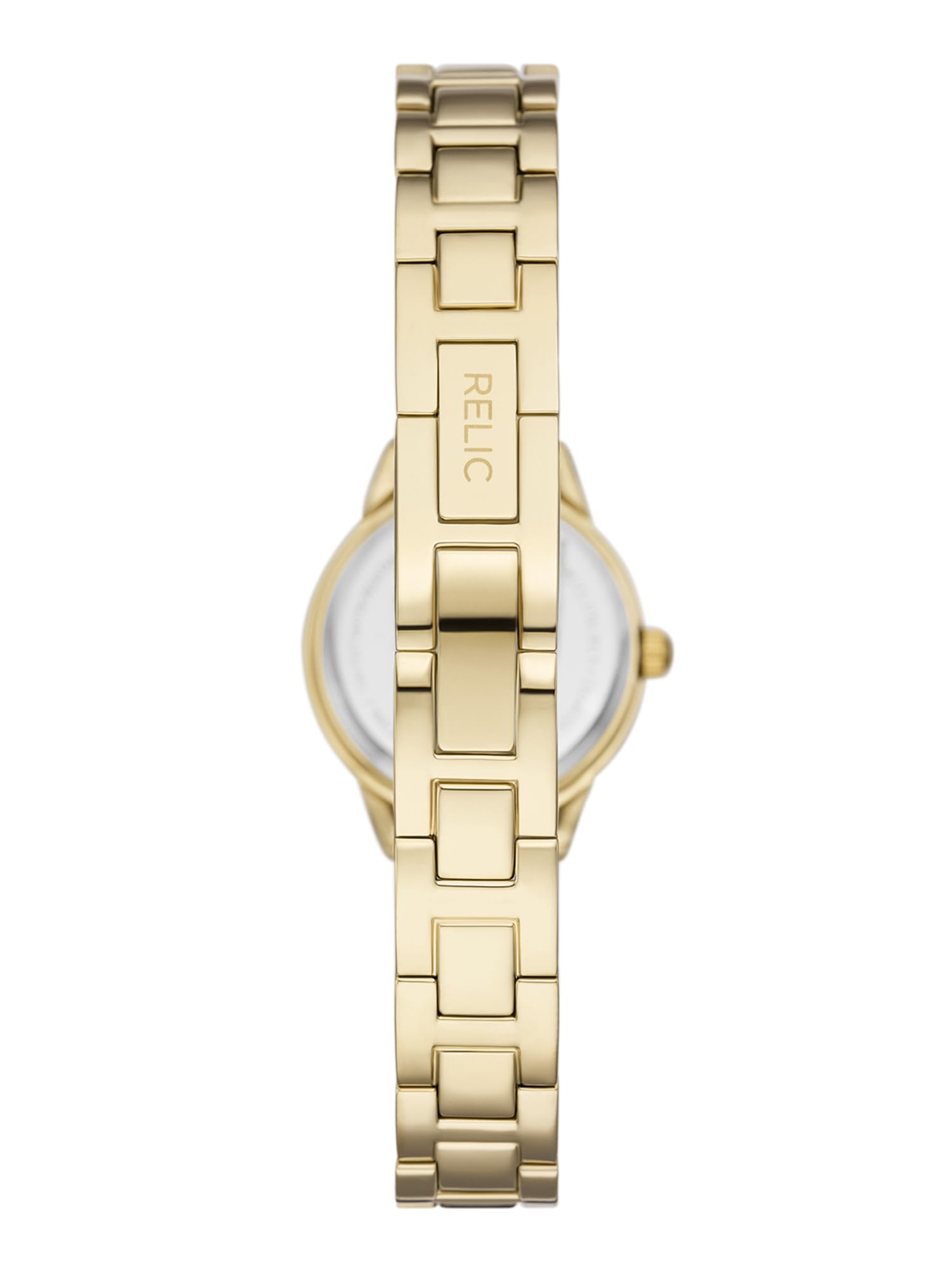 Relic by Fossil Women's Tenley Three-Hand Gold Alloy Metal Bracelet Watch (Model: ZR34506)