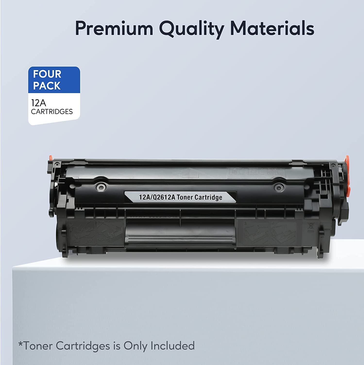 12A Toner Cartridge Replacement for HP 12A Q2612A Compatible with HP Laserjet 1020 1022 1012 1010 1015 1018 1022n 1022NW 3015 3030 3020 3050 3052 3055 M1005 M1319 M1319F Printer(2-Pack,Black)