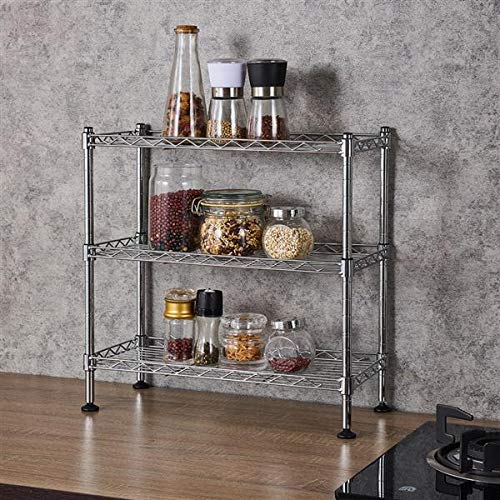 Kitchen Storage Organization Racks Holders or Makeup Organizers 3-Tier