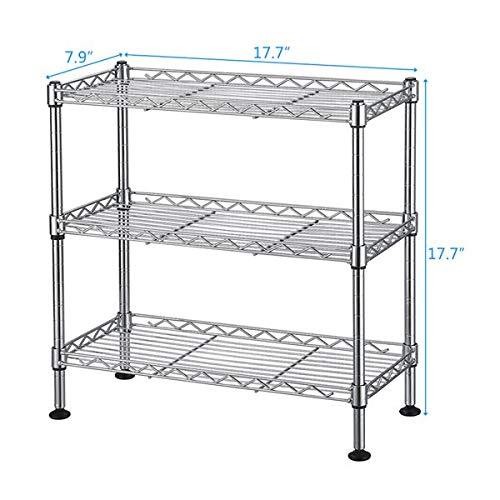 Kitchen Storage Organization Racks Holders or Makeup Organizers 3-Tier