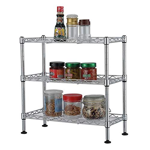 Kitchen Storage Organization Racks Holders or Makeup Organizers 3-Tier