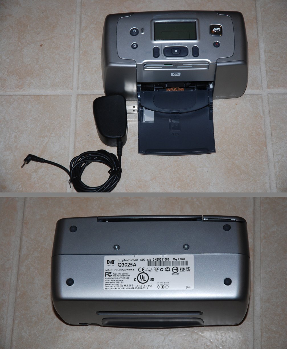 HP PhotoSmart 145 4" x 6" Photo Printer