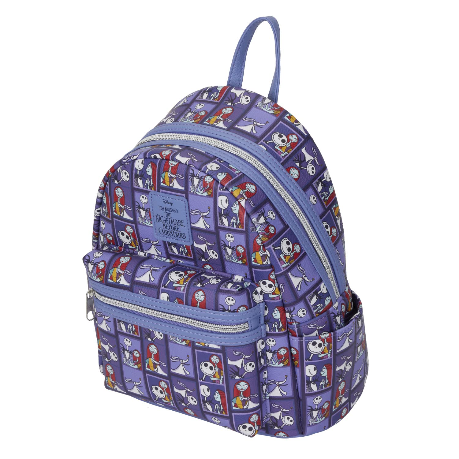 Loungefly x Nightmare Before Christmas Jack and Sally Valentine Mini Backpack