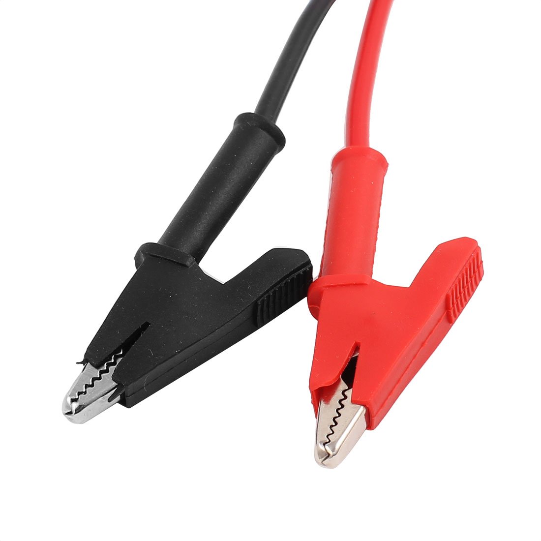 IIVVERR 2 Pcs Double-Headed Alligator Clip Wire Test Line High-Voltage Silicone Leads High-Quality (2 piezas de cable de cocodrilo de doble cabezal Línea de prueba de cables Cables de silicona de alto