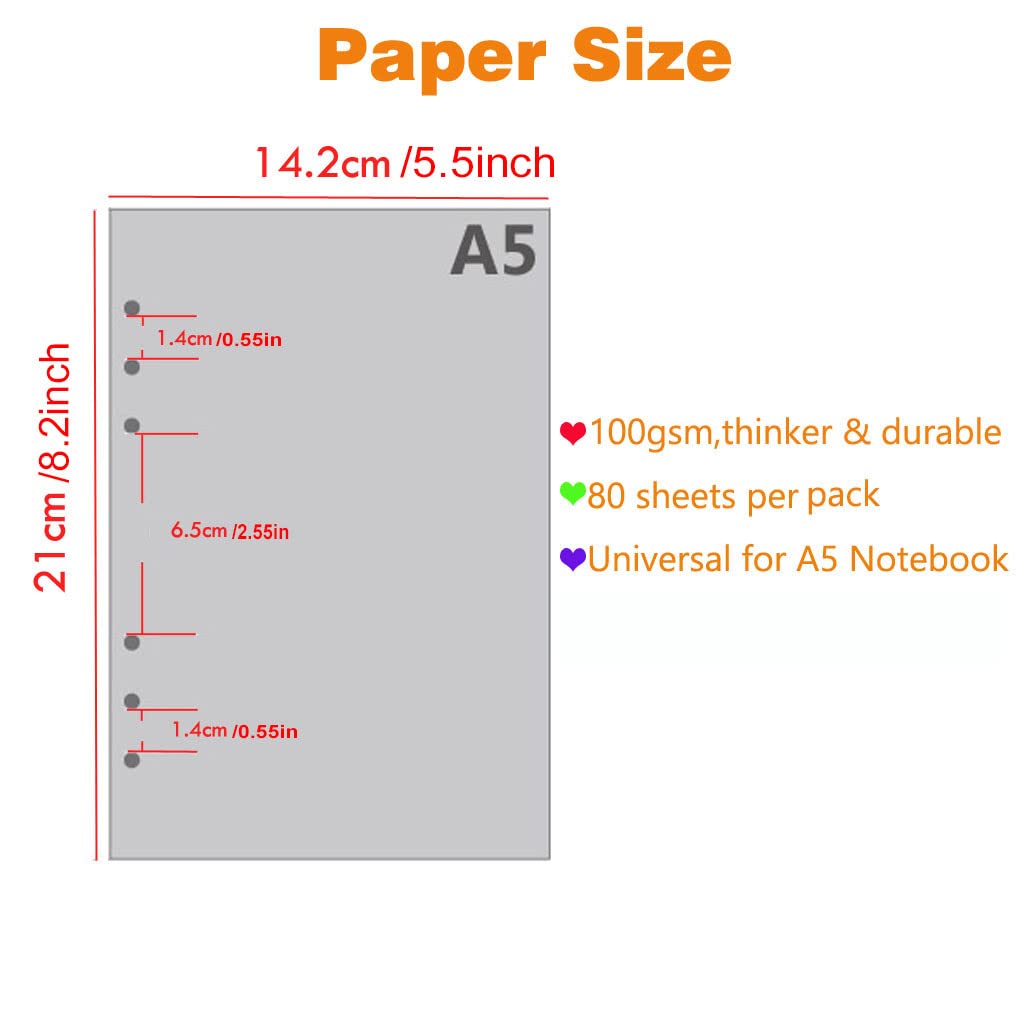 SAYEEC Leather Portfolio Notebook Binder with Calculator A5 6 Ring Refillable Budget Planner Binder Cover with Zipper Zippered Padfolio Organizer Business Journal Conference Folder Gifts for Men Women