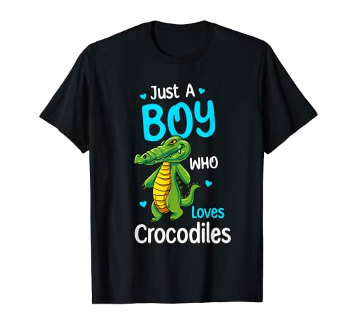 Just A Boy Who Loves Crocodiles T-Shirt