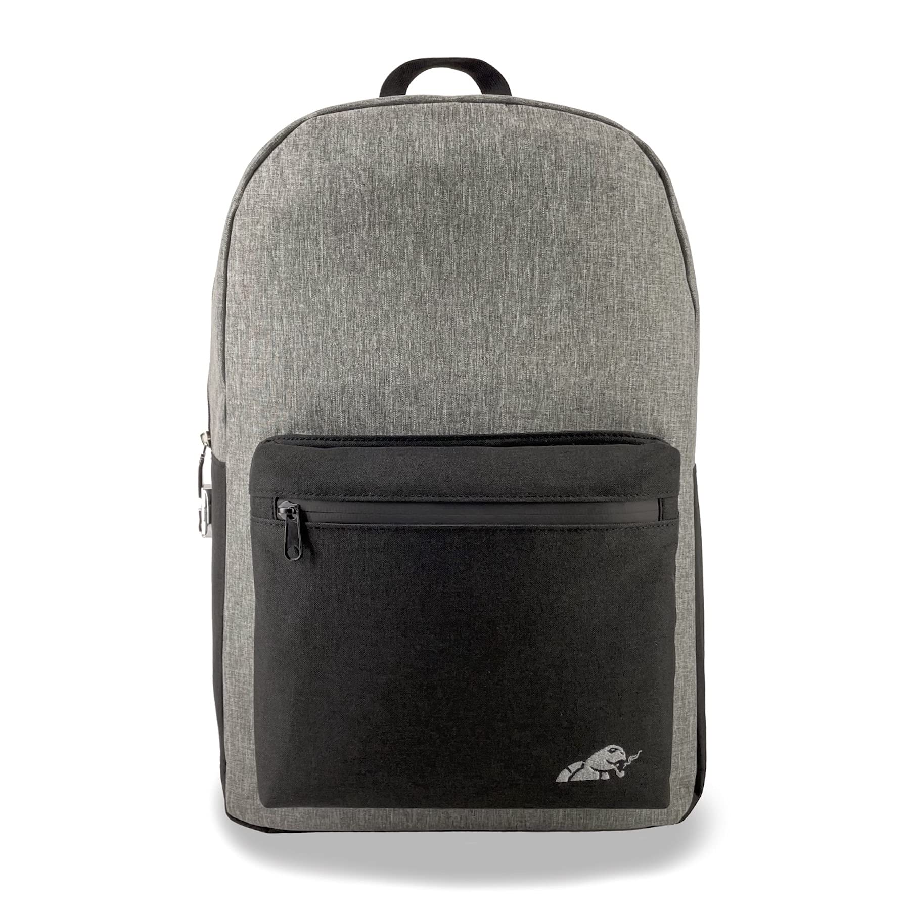 Generic Smoking Turtle: 100 Smell Proof Backpack with Combo Lock, Weather Resistant (Grey & Black),Large