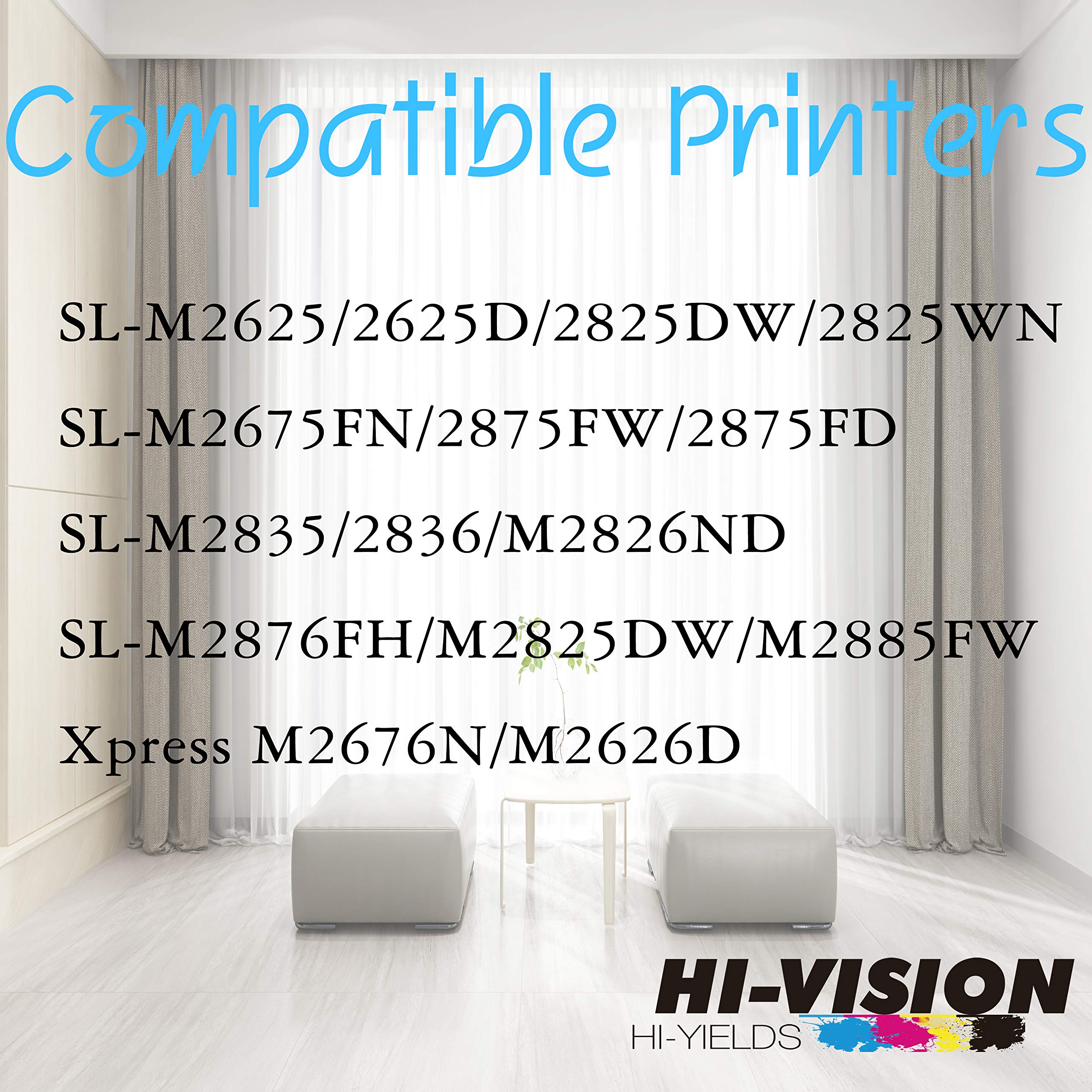 HI-VISION HI-YIELDS Compatible MLT-R116 Drum Unit Replacement for Samsung MLTR116 R116 use with Xpress SL-M2835DW M2885FW M2875FW M2825DW M2625 M2625D M2626D M2676N M2836 (1x Drum Unit, 1-Pack)