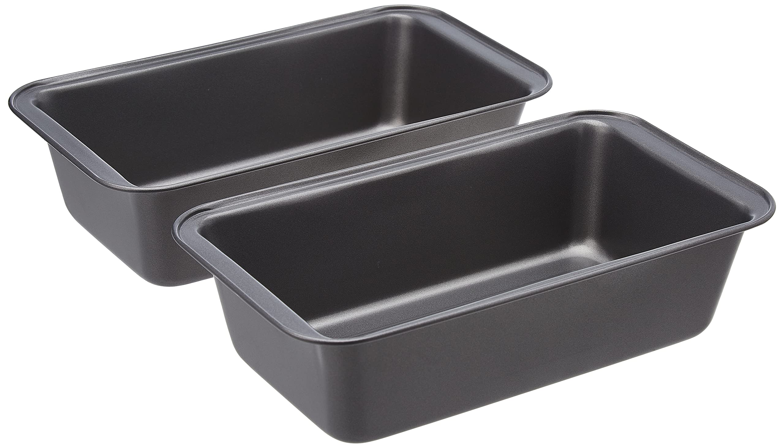 Amazon Basics Baking Bread Loaf Pan, 9.5 x 5 Inch, Set of 2